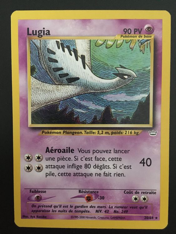 RARE: Pokémon Neo Revelation (2002): Lugia 20/64 FR (Gebraucht) in Palézieux-Village für CHF 129 ...