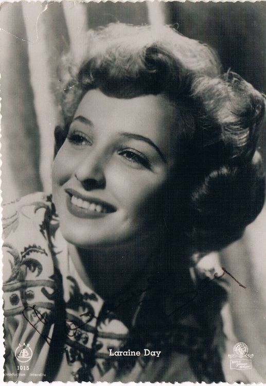 Laraine Day 1920-2007 Autogramm signiert Vintage Foto 10x15c (Gebraucht ...