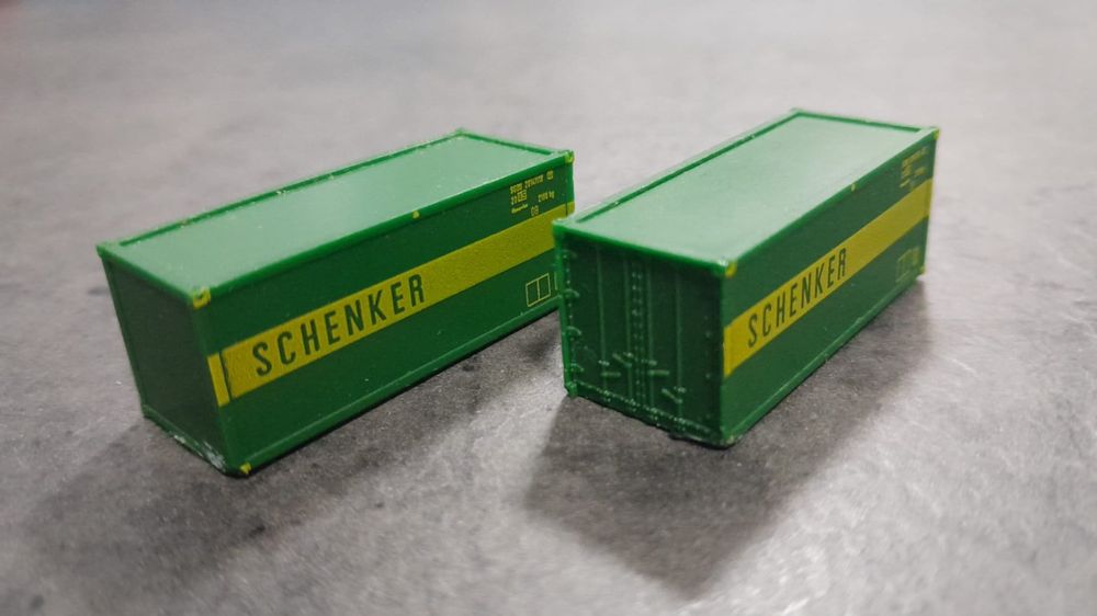 Zwei 20' Container "Schenker" von Roco | Kaufen auf Ricardo