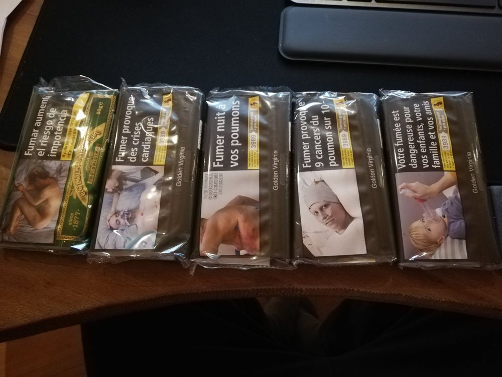 Tabac à rouler Golden Virgina 5x50g (Gebraucht) in Chesalles-sur-Oron ...
