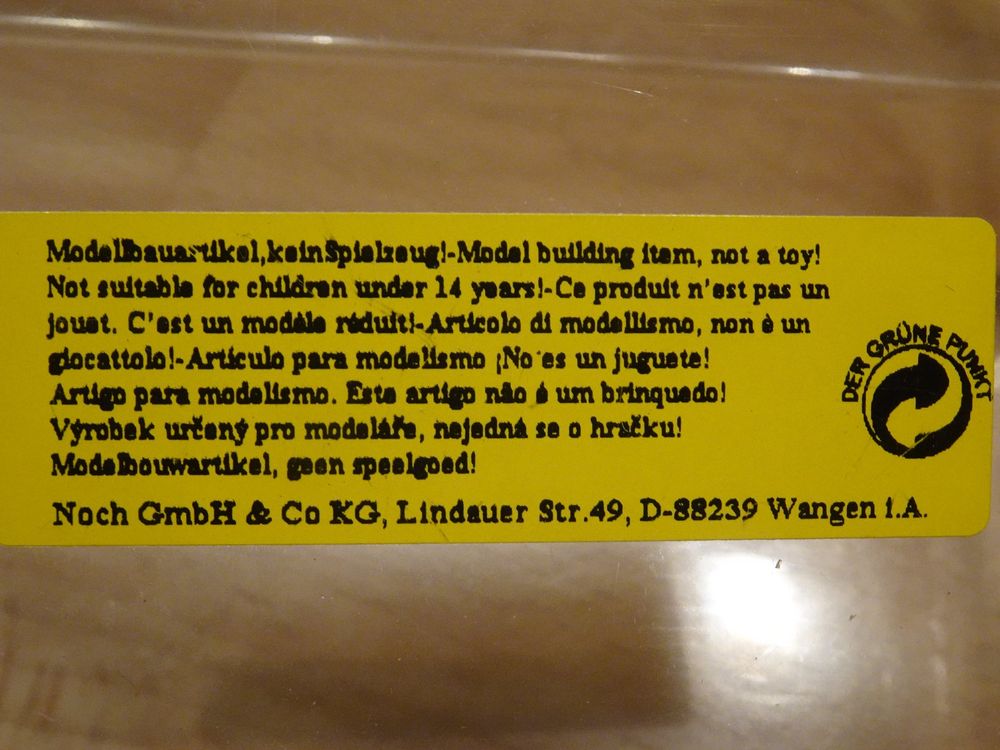 Noch (Woodland) 95980 H0 Lok-Reinigungsstation (Gebraucht) in Grossaffoltern für CHF 25 – mit ...