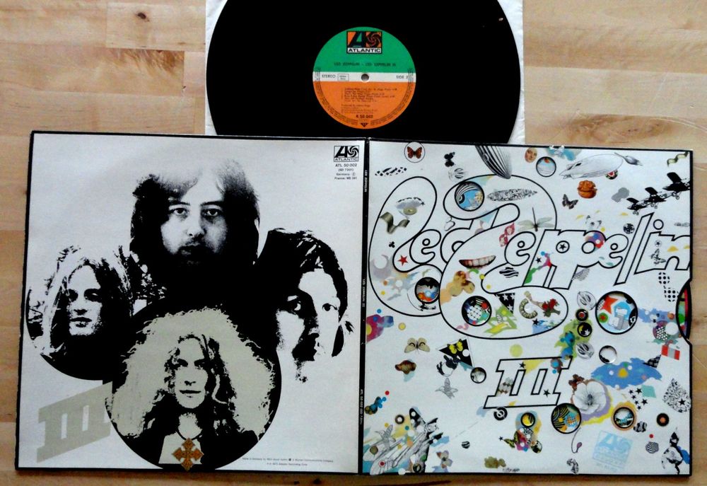 LP LED ZEPPELIN III ATLANTIC K50002 DE 1970 neuwertig (Gebraucht) in Kesswil für CHF 26 – mit ...