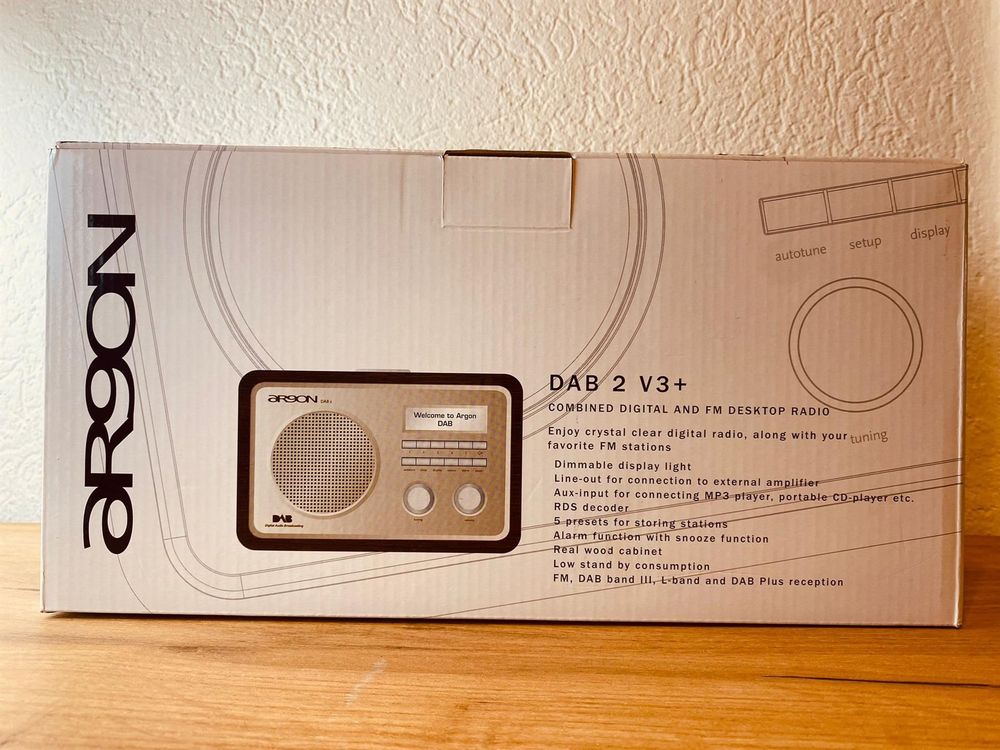 RADIO ARGON DAB2 V3+ (Neu und originalverpackt) in Neuhausen am Rheinfall für CHF 30 – mit ...
