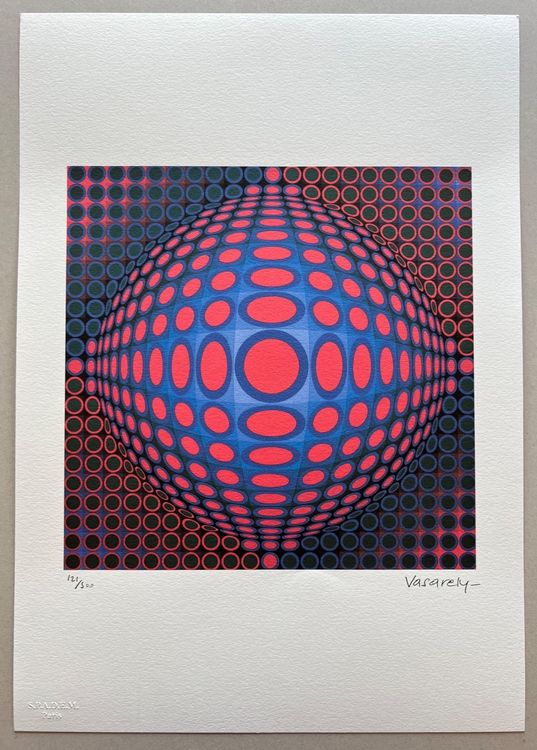 Victor Vasarely « Vega 200 » 121/500 (Neu (gemäss Beschreibung)) in ...