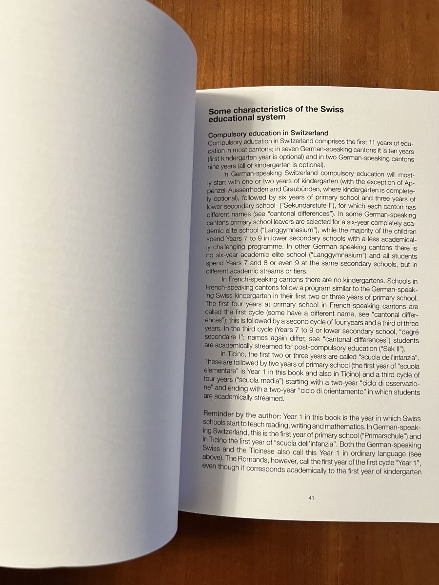 A guide to the Swiss educational system by Robin Hull (Gebraucht) in ...