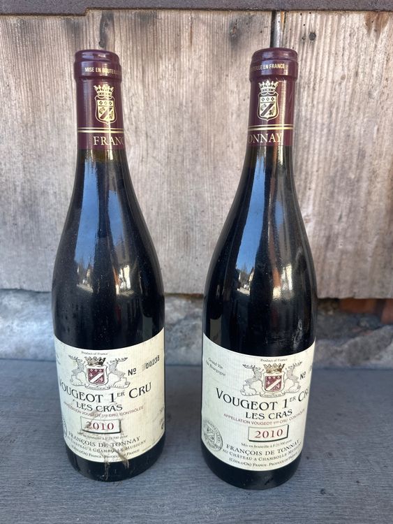2x Vougeot 1er Cru Les Cras 2010 François de Tonnay 🍷🍇 | Kaufen auf Ricardo