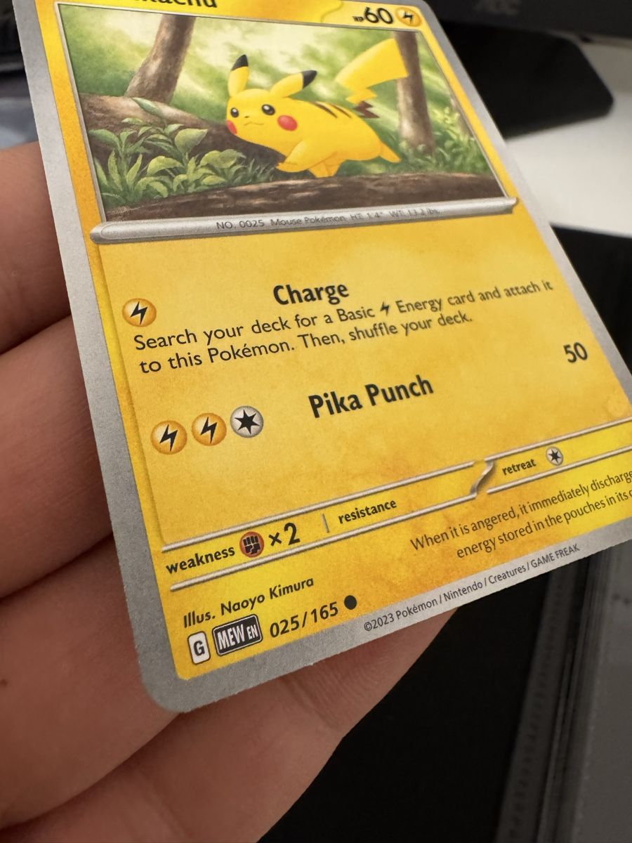 Pikachu 25/165 – Common – Pokémon TCG 151 – Scarlet & Violet (Neu ...