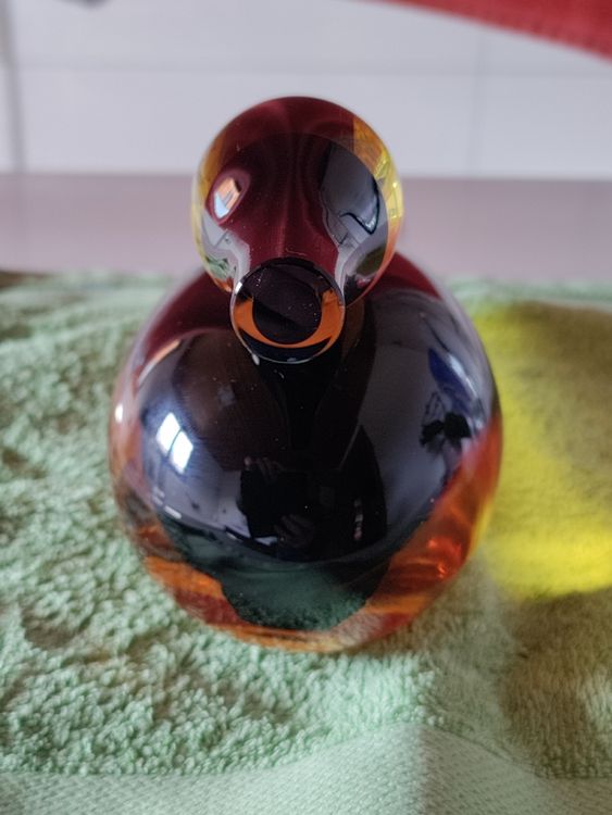 Iittala G. Vigna bird Circoli art. wunderschöne Glas Ente (Gebraucht ...