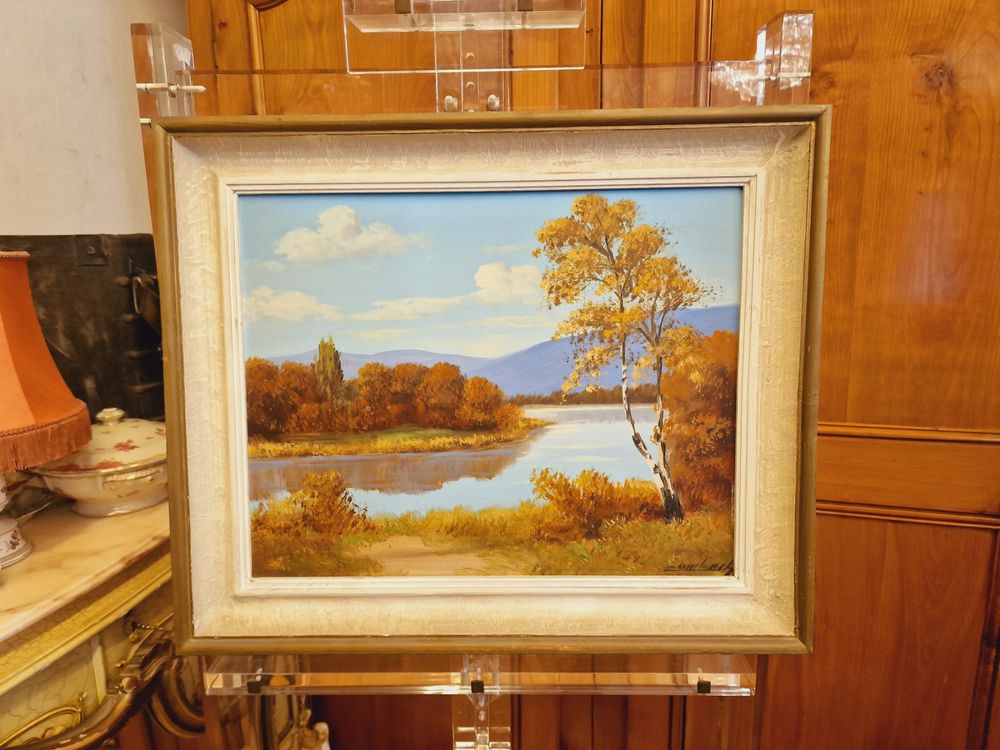 LANDSCHAFT GEMÄLDE, SIGNIERT | Kaufen auf Ricardo