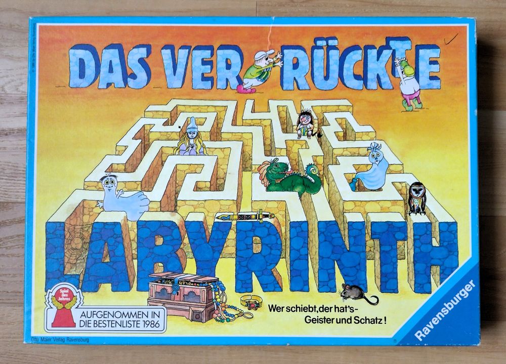 das Verrückte Labyrinth * original Ravensburger, 1986 (Gebraucht) in ...