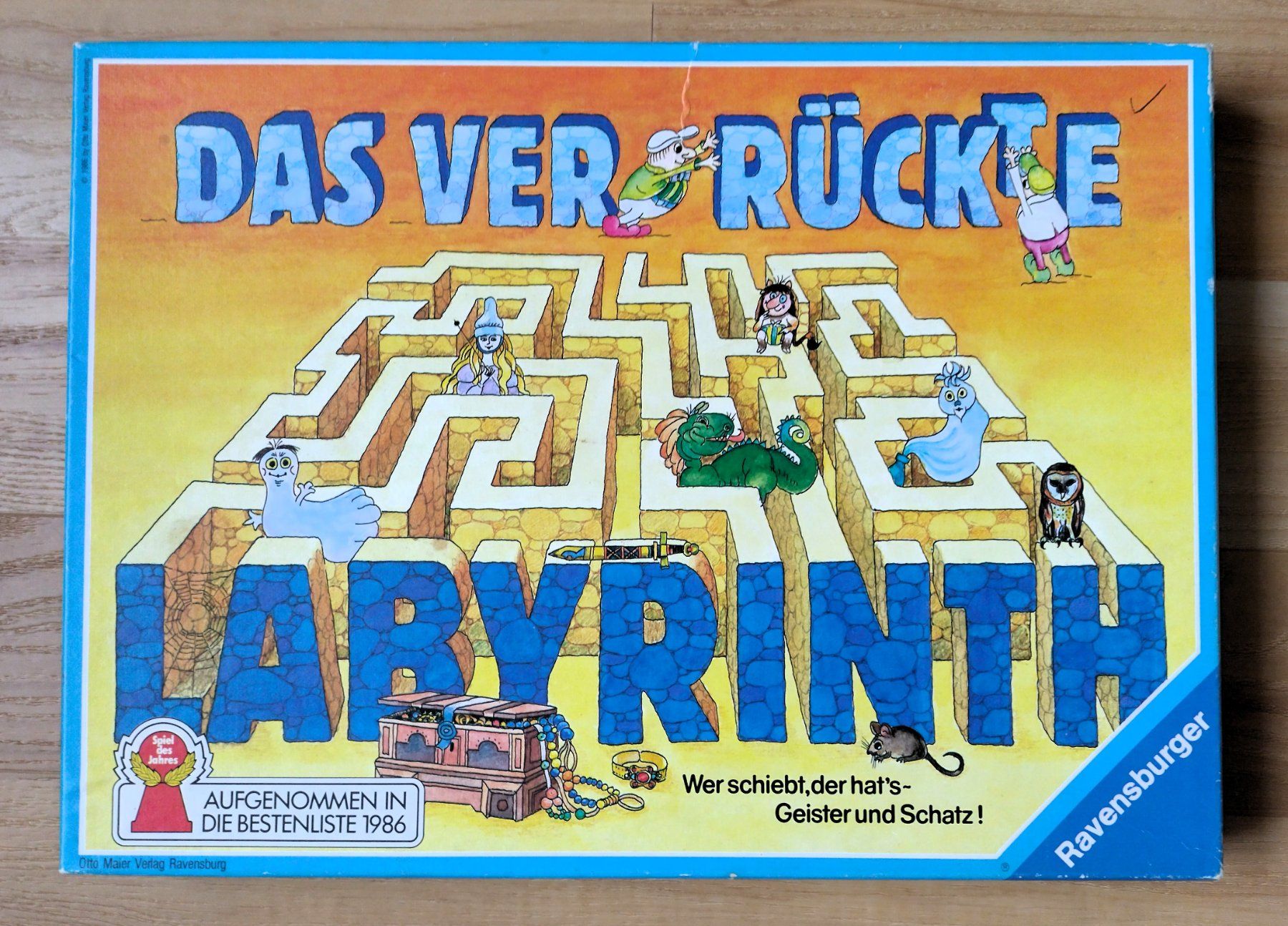 das Verrückte Labyrinth * original Ravensburger, 1986 (Gebraucht) in ...