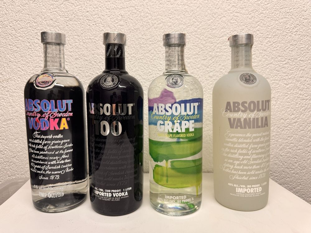 4 litres Absolut Vodka (Neuf avec emballage d'origine) à lausanne pour ...