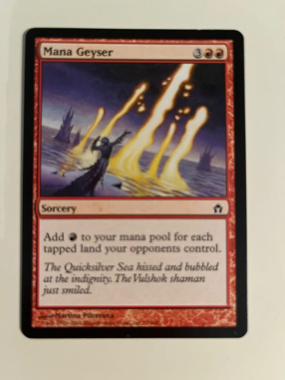 1 x Mana Geyser - Magic: The Gathering - MtG (Gebraucht) in Kriens für ...