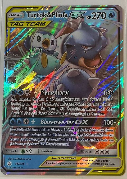 Pokémon - Turtok & Plinfa Gx Tag Team (Gebraucht) in Thalwil für CHF 20 ...