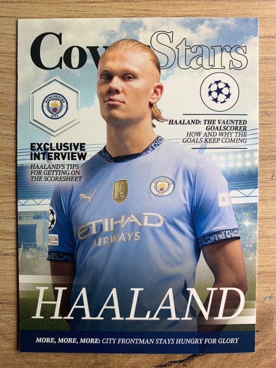 Soccer Erling Haaland Cover Stars Topps 2025 🔥 (Gebraucht) in Netstal ...
