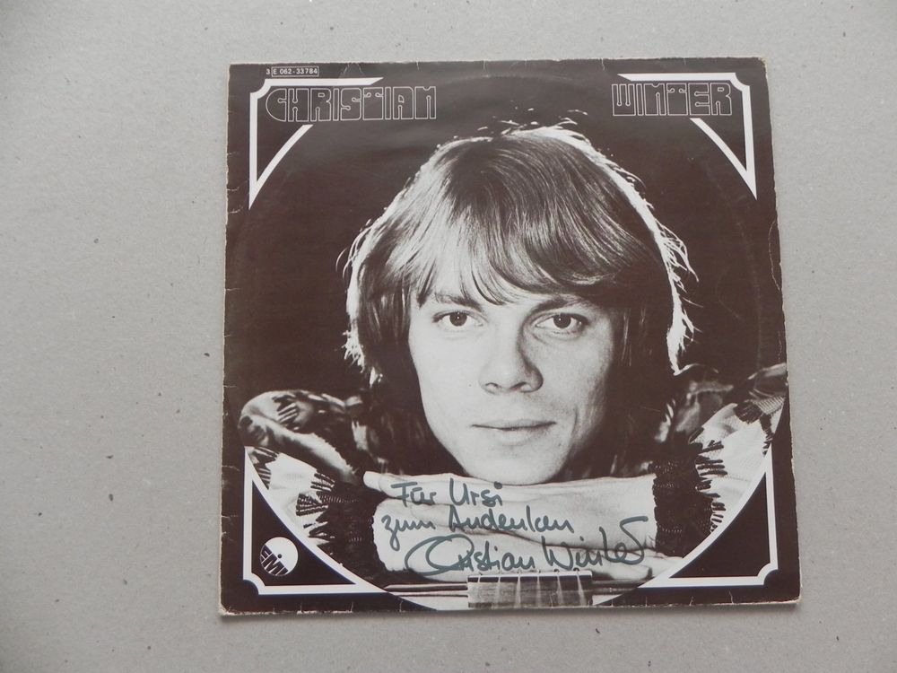 LP Schweiz CH Liedermacher Christian Winter Autogramm 1974 (Gebraucht ...
