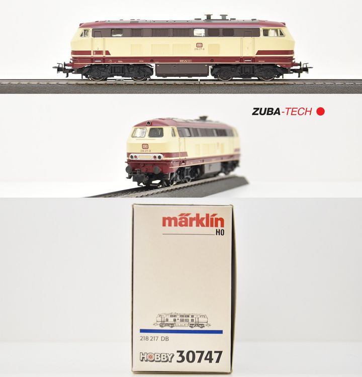 Märklin 30747 Diesellok BR 218 DB, H0 WS Analog mit OVP (Gebraucht) in ...