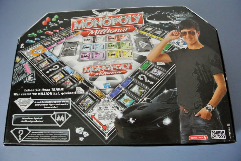 Ersatzteilspender: Monopoly MILLIONÄR von Parker Hasbro 2012 (Defekt ...