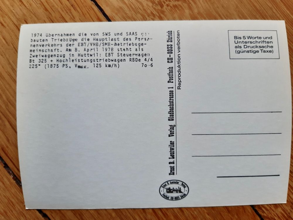Lot 50 AK Postkarten Bahn/Tram Motive Schweiz, Repros! SBB,1 | Kaufen auf Ricardo