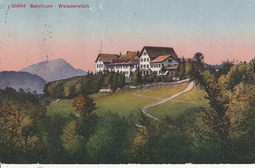 Solothurn-Weissenstein-Karte gelaufen 1917 (Gebraucht) in uttwil für ...