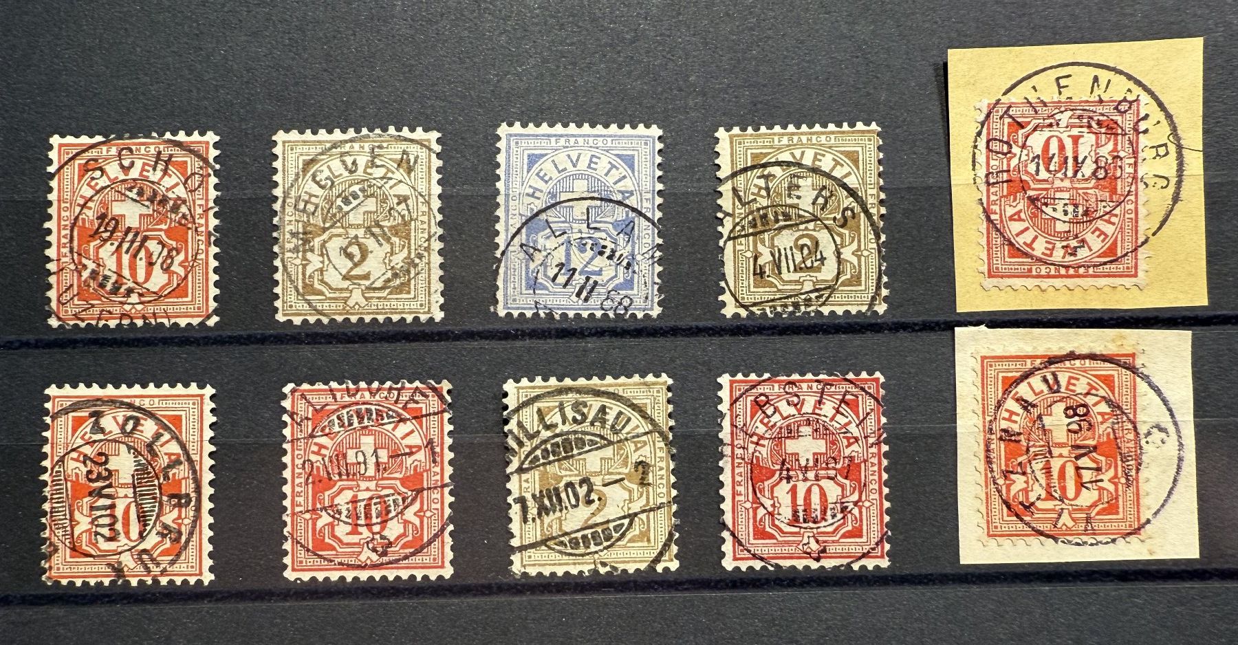 10 Stück Ziffern gute Stempel ziffer lot 3 (Gebraucht) in Steinhausen ...