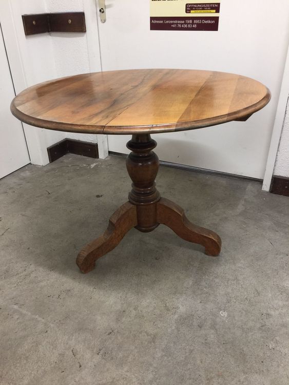 ANTIKE RUNDER TISCH | Kaufen auf Ricardo