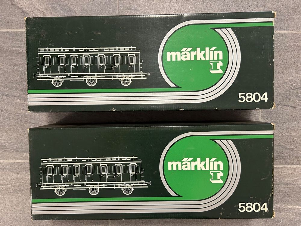 2x Märklin 5804 Spur 1 Personenwagen | Kaufen auf Ricardo