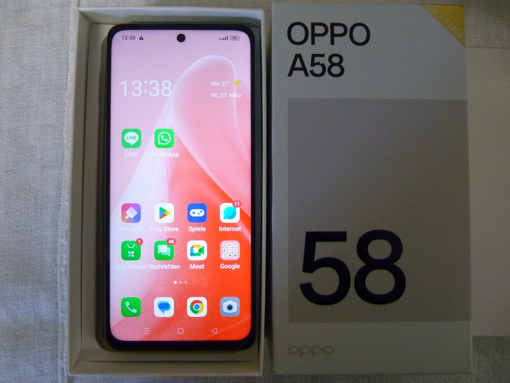 Handy Mobil- Telefon OPPO A 58 Neuwertig | Kaufen auf Ricardo