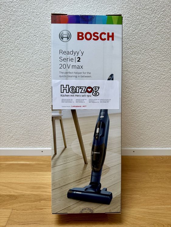 Neuer Bosch Akku-Staubsauger Serie 2 Readyy'y 20Vmax Schwarz (Neu und ...