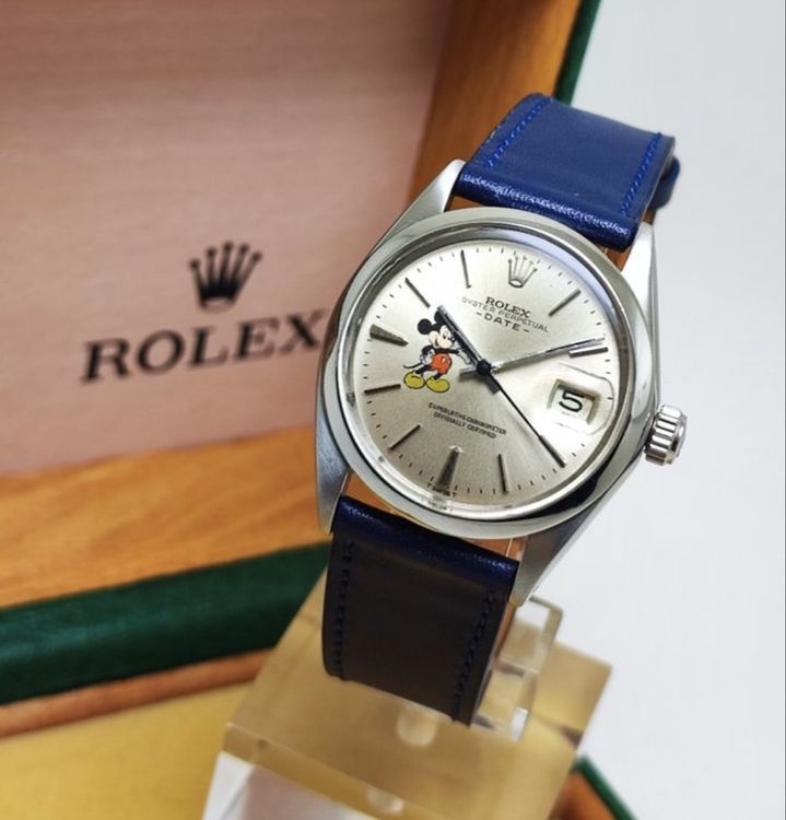 Rolex Oyster Perpetual Date “ Mickey Mouse “ (Gebraucht) in Castione für CHF 6200 – mit ...