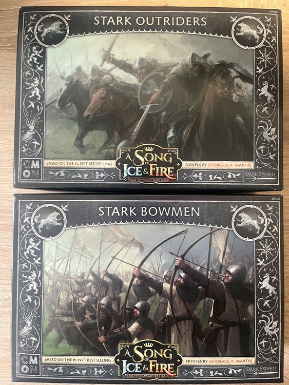 Cmon A Song Of Ice And Fire Stark Outriders & Bowmen (Neu (gemäss ...