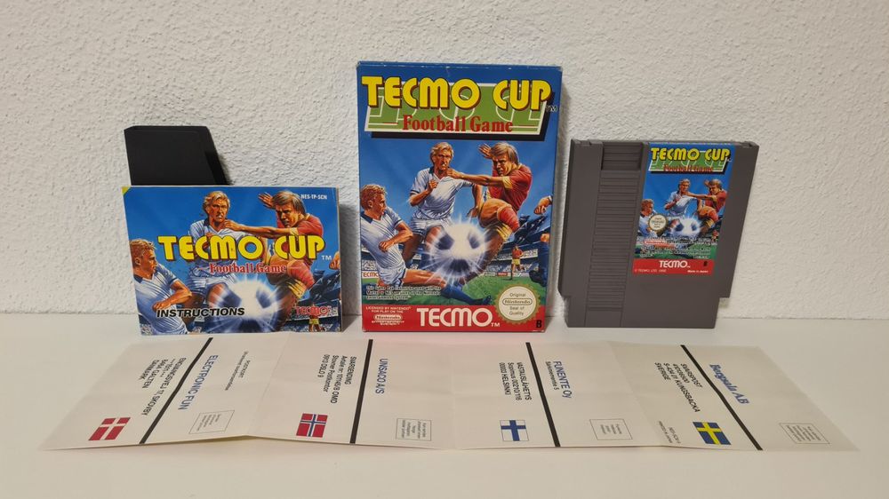 TECMO CUP Football Game - CIB / Pal B Nintendo NES (Gebraucht) in ...