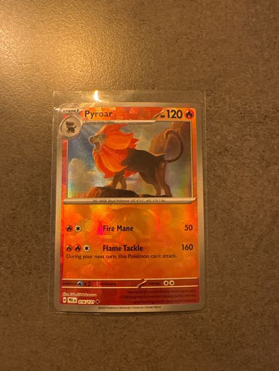 Pyroar Masterball 016/131 Prismatic Evolutions (Neu (gemäss ...