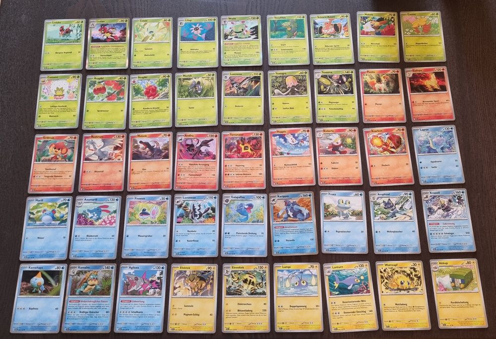 Pokémon Stellarkrone (SCR) - Alle Normalen Karten Masterset (Gebraucht ...
