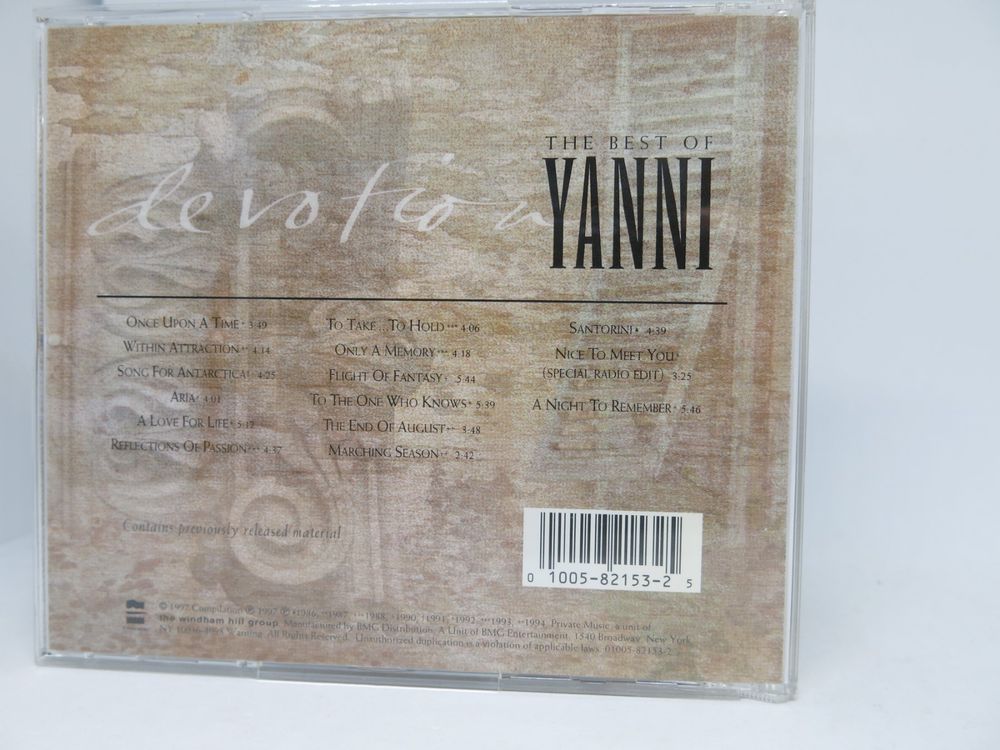 CD: Yanni – Devotion: The Best Of Yanni (Gebraucht) in Ernetschwil für ...