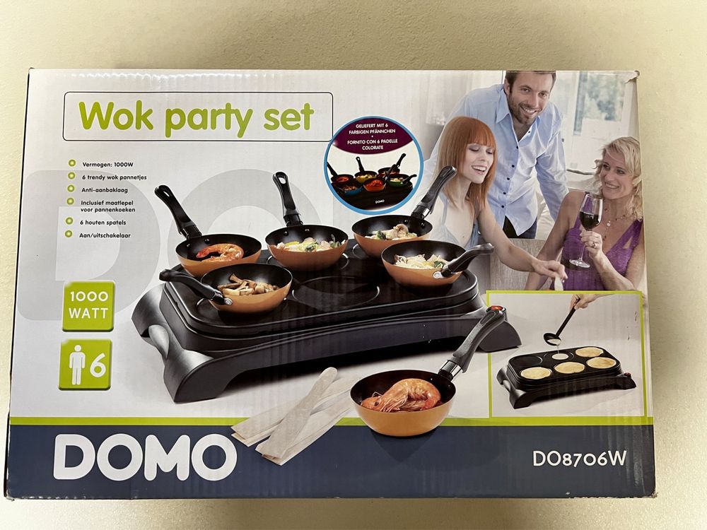 Raclette Wok Party-Set (Gebraucht) in Diepflingen für CHF 31 – mit ...