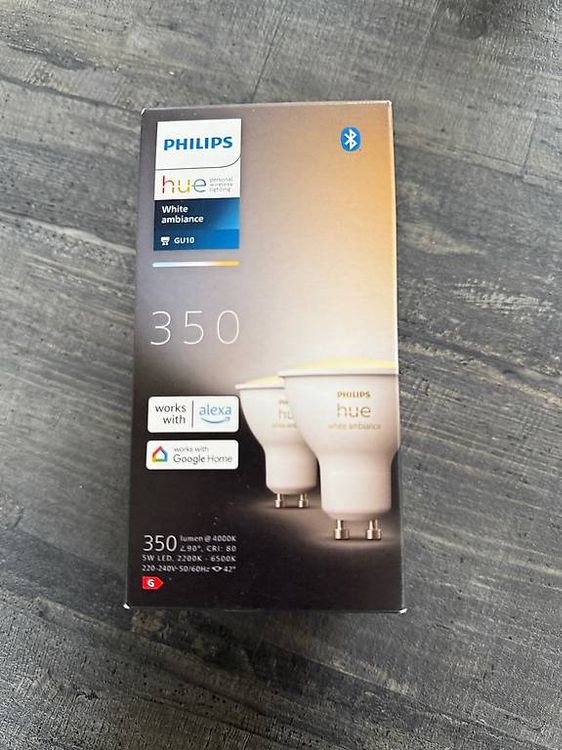 Philips Hue GU10 White & Col. Amb. 4.3 W (Neu und originalverpackt) in ...