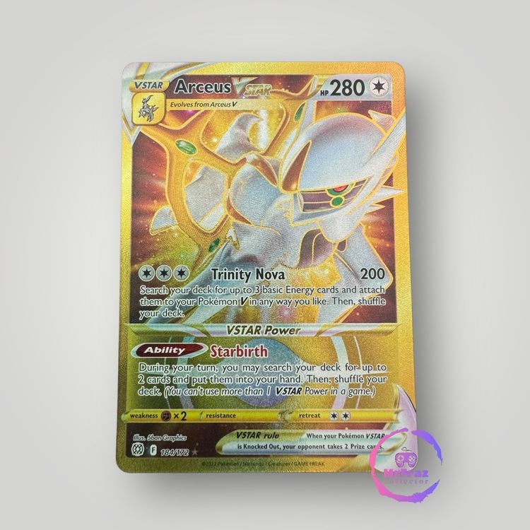 Pokémon GOLD Arceus Vstar #184 / 2022 Brilliant Stars | Kaufen auf Ricardo