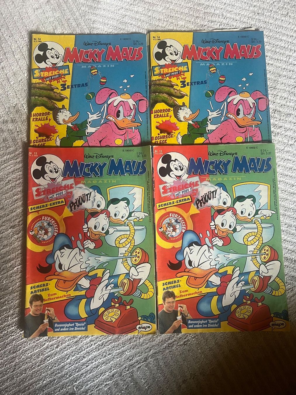 📖 17x Micky Maus 1994 Comic Walt Disney (Gebraucht) in Vaduz für CHF 15 ...