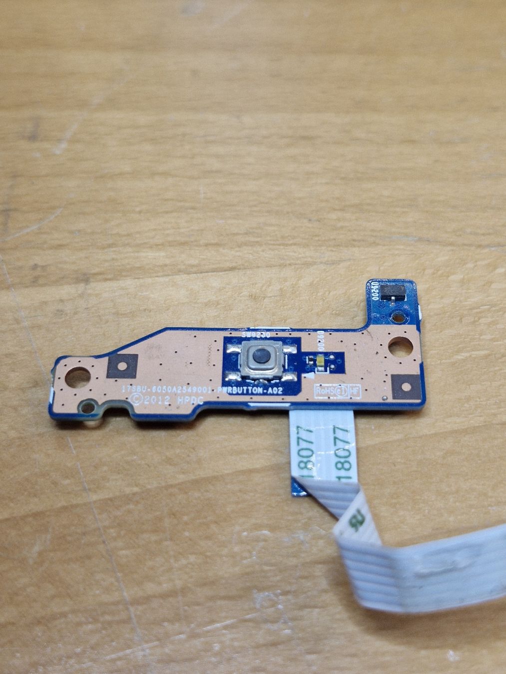 HP envy 17-j M7-J SERIES POWER BUTTON BOARD 6050A2549001 (Gebraucht) in ...