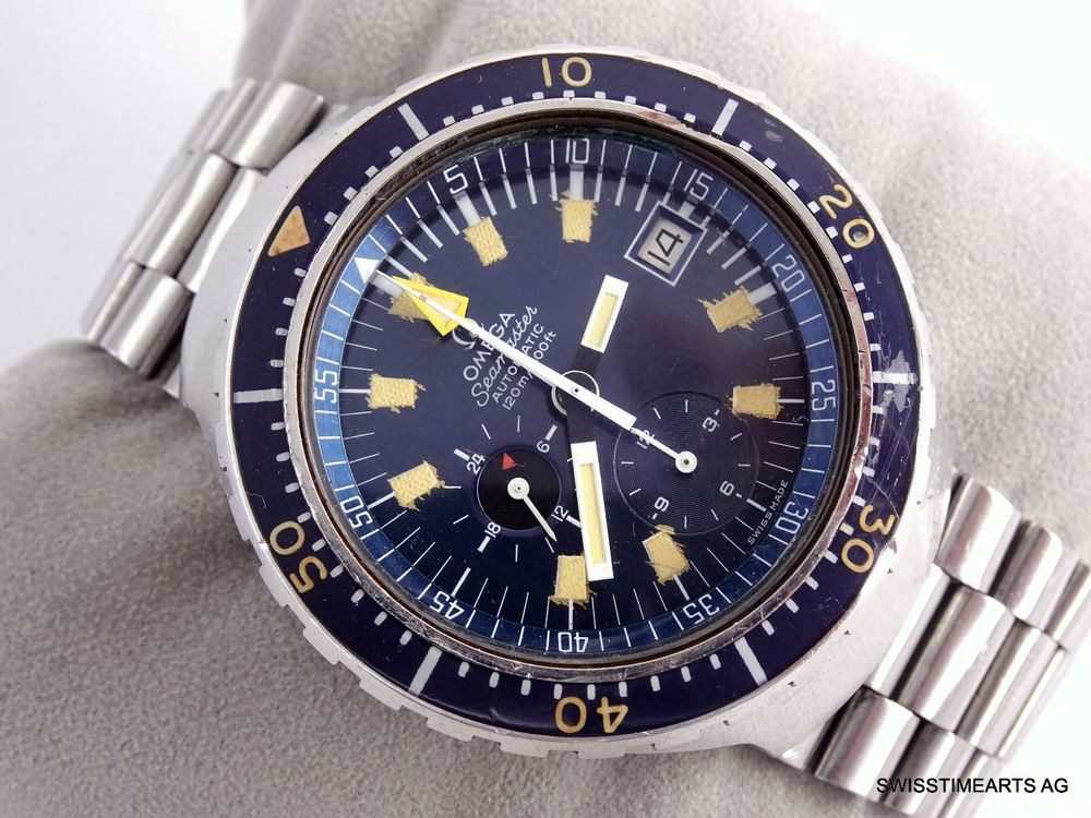 OMEGA 1970ER BIG BLUE DIVER CHRONOGRAPH AUTO REF.176.004 (Gebraucht) in ...