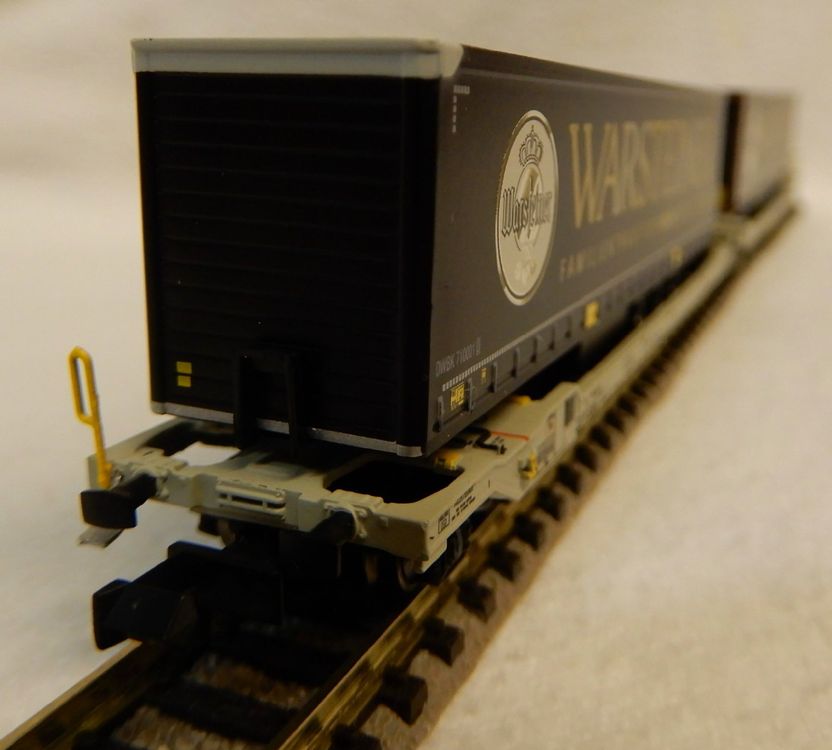Ree Models NW-094 Doppelcontainerwagen Spur N (Neu (gemäss Beschreibung ...