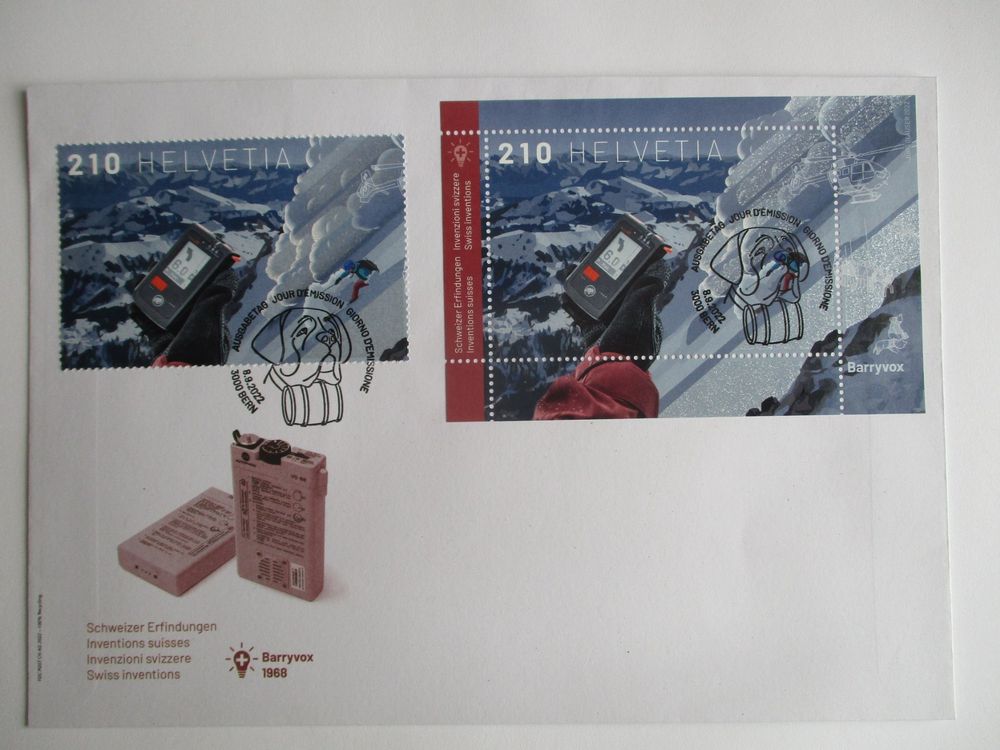 FDC Block Barryvox Ausschnitt + Block !!! (Gebraucht) in Langnau b ...