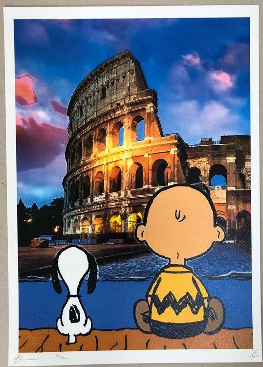 Death: Snoopy & Charly Brown in Rom, signiert 23/100 | Kaufen auf Ricardo
