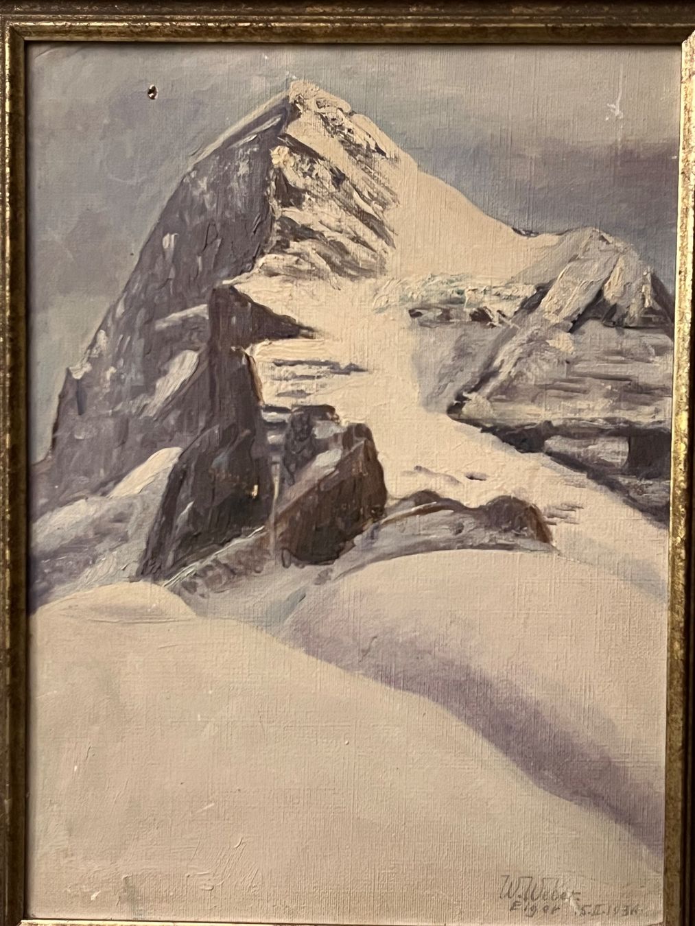 W.weber Werner Weber Willy Weber EIger 1936 Vintage Schweiz (Gebraucht ...