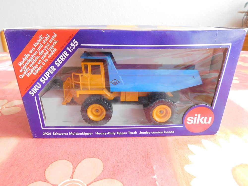 Siku 2934 Schwerer Muldenkipper Werbemodell UPAT (Neu (gemäss ...