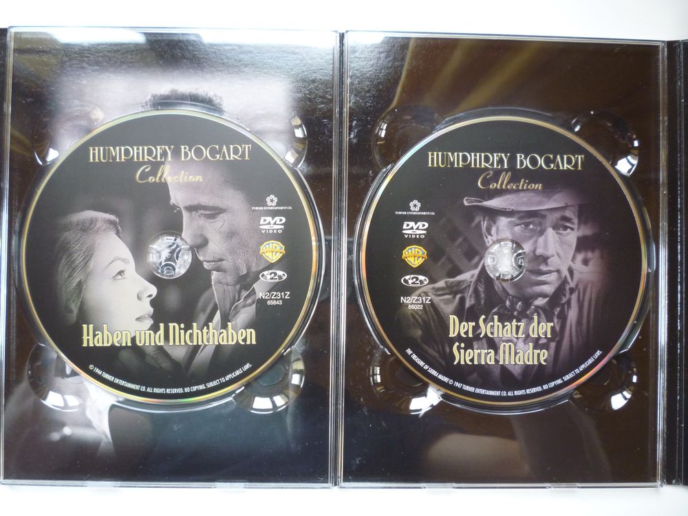 Humphrey Bogart Box Collection 6 Klassiker Stellbook 6 DVD (Gebraucht ...