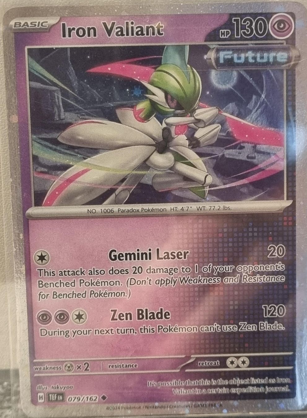 Pokémon – Iron Valiant 🇺🇸 - TEF-079 - Temporal Forces (Gebraucht) in ...