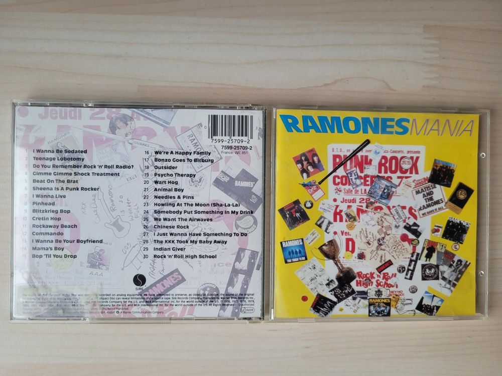 Ramones - Mania CD 1988 | Kaufen auf Ricardo