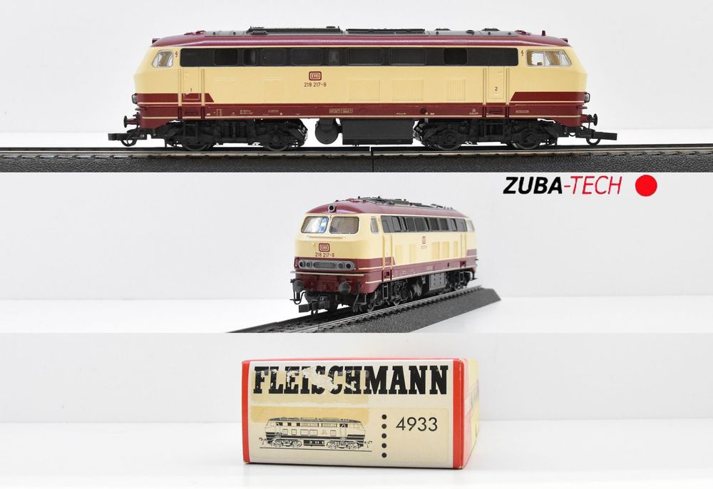 Fleischmann 4933 Diesellok BR 218 DB H0 GS Analog mit OVP | Acheter sur ...